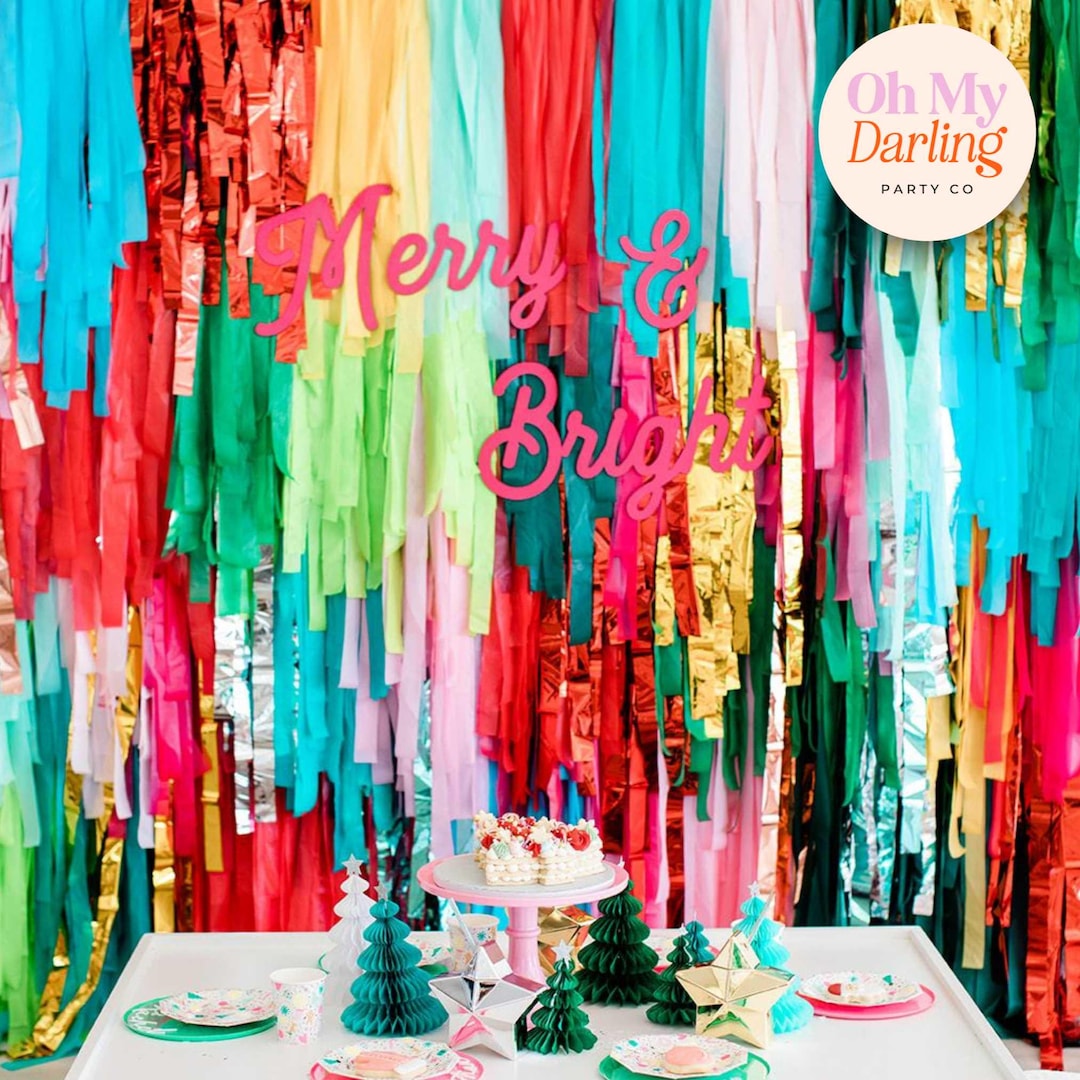 Merry Bright – Christmas Theme Party Decor for Holiday Celebrations ...