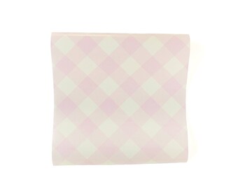 Pink Gingham Table Runner - Etsy