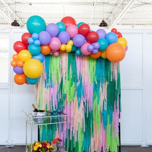 Cactus Fiesta Backdrop Balloon Garland Final Fiesta Balloon Garland Kit ...