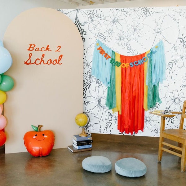 School Backdrop - Etsy
