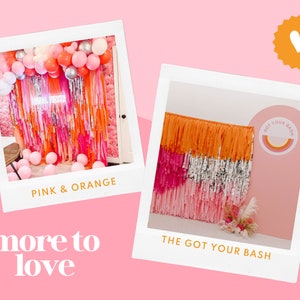 Spritz & Celebrate Backdrop 4fringe Backdrop Streamer Wall Bachelorette ...