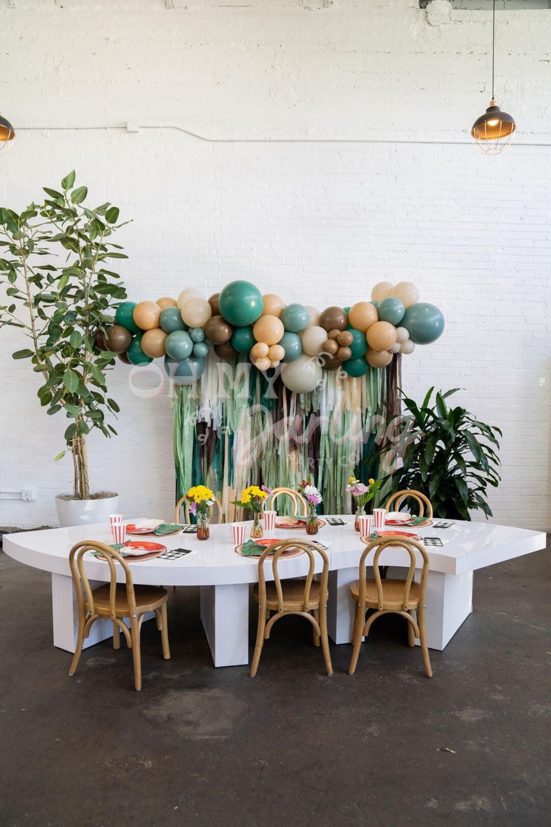 Happy Camper Backdrop, Little Explorer Tassel Garland, Camp Party ...