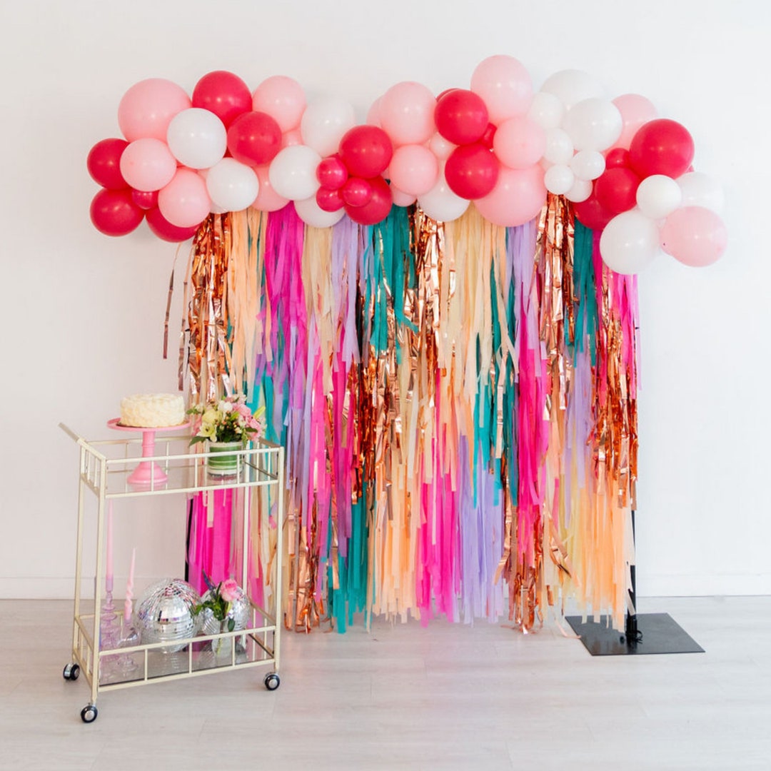 Pop Star Party Backdrop and Balloons Rock Star Party Y2K Birthday Decor ...
