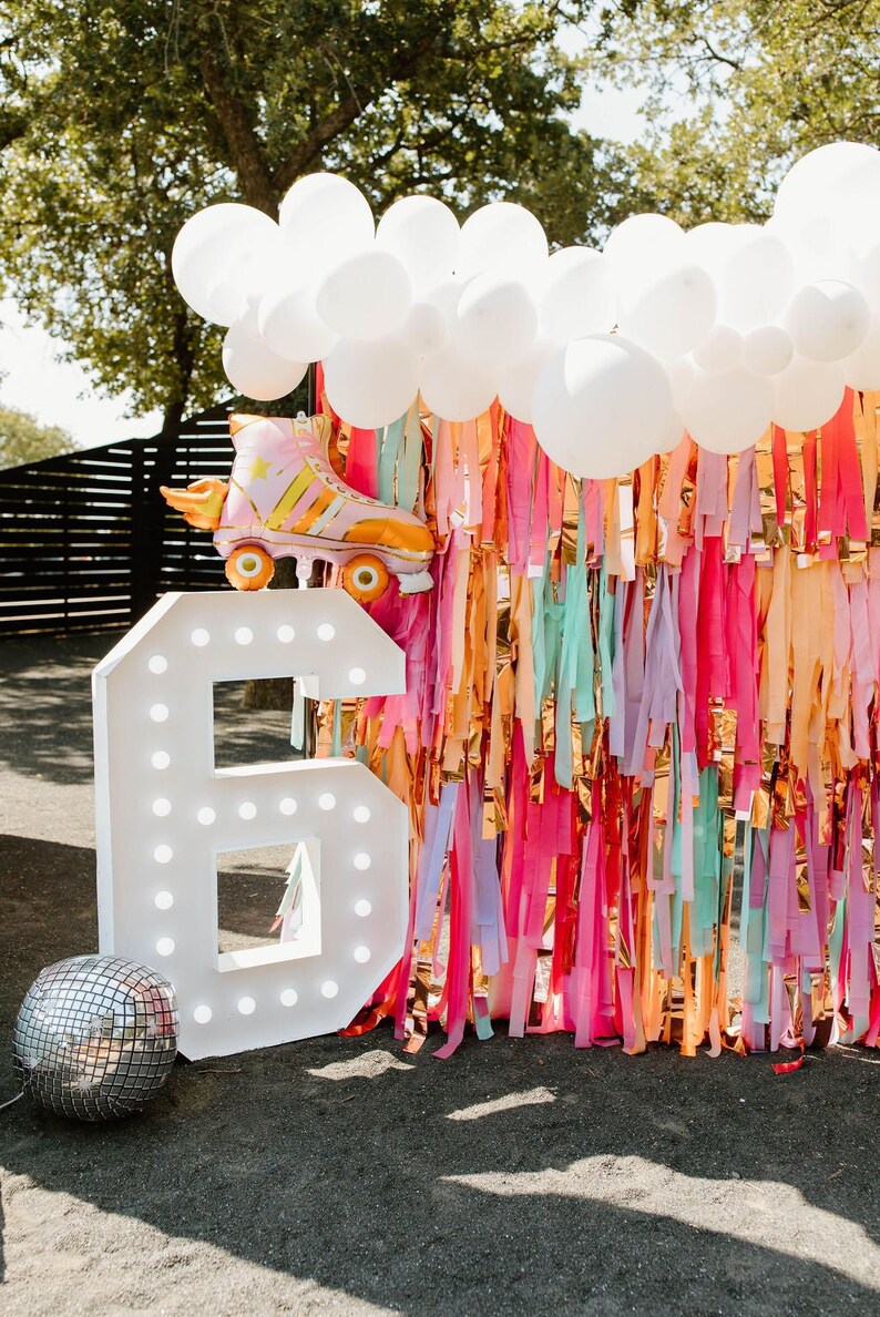Good Times Roll Fringe Backdrop Retro Birthday Party - Etsy