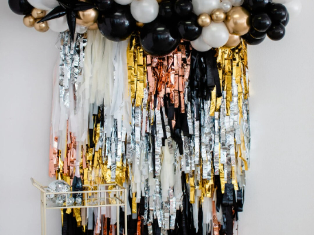 Pop Fizz Clink Fringe Backdrop for New Year Eve Party Disco - Etsy