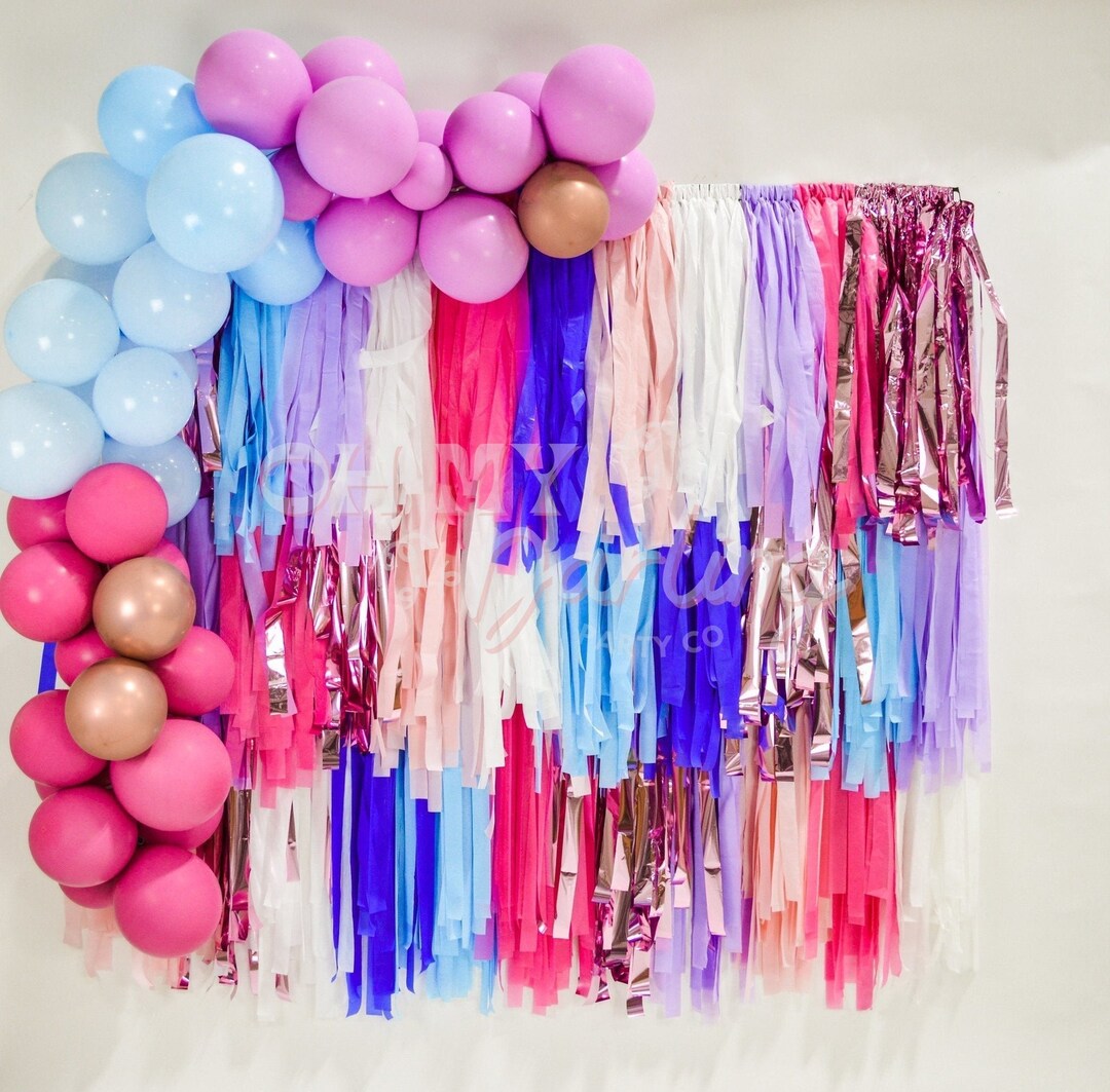 Princess Glitter Sparkles Backdrop 1 Fringe Backdrop Bachelorette Party ...