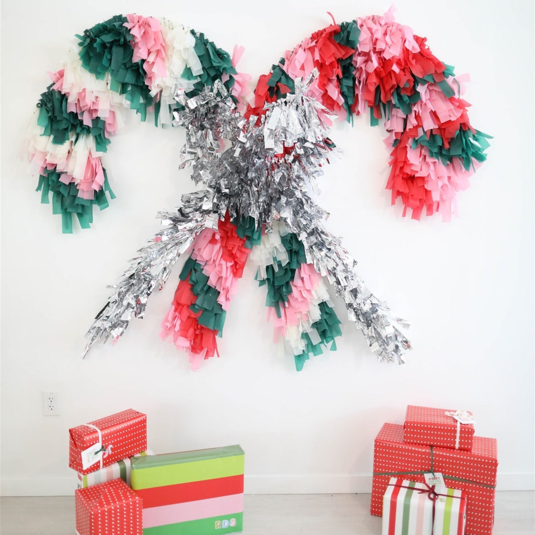 Candy Cane Kid Christmas Party Decor, Fringe Backdrop, Christmas Party ...