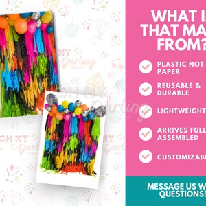 Neon Night Backdrop, Glow Neon Party Decorations, Birthday Decor Glow ...
