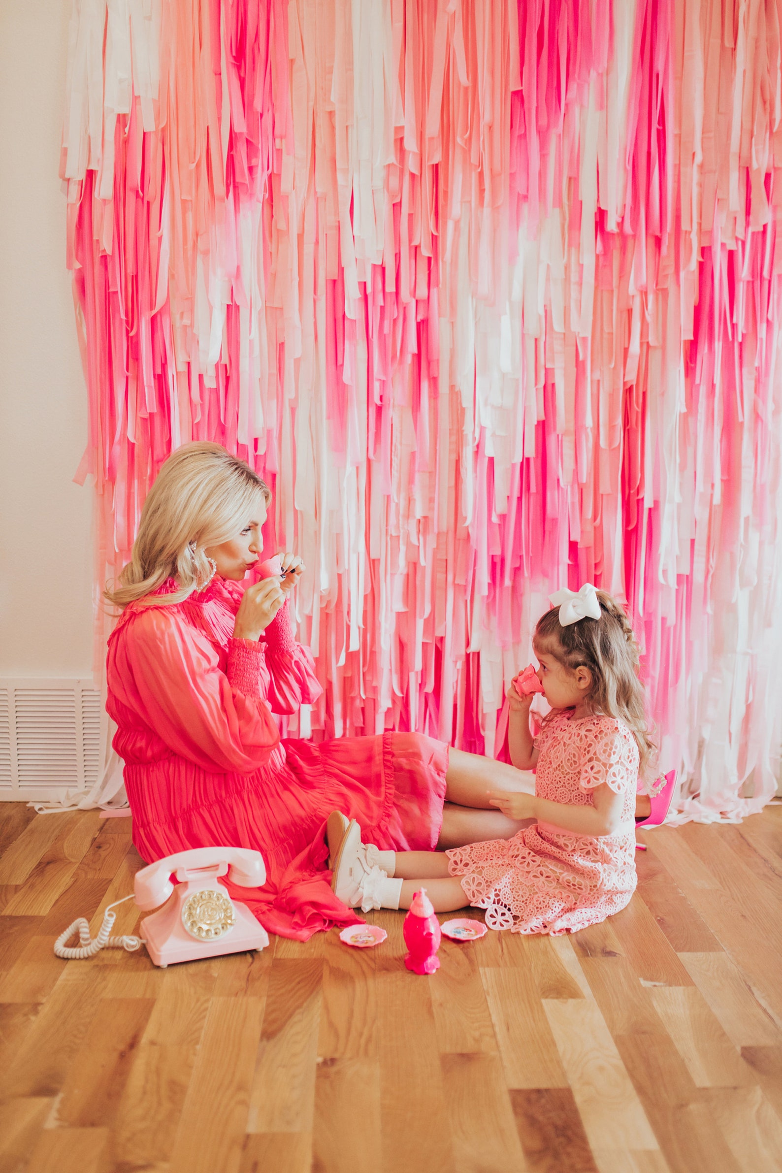 Pretty in Pink Party Fringe Backdrop Pink Photo Backdrop - Etsy