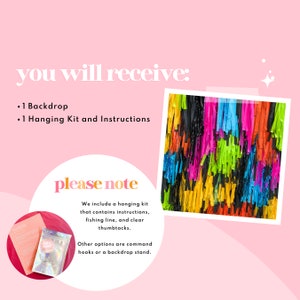 Neon Night Backdrop Gender Neutral Birthday Party Neon Prom Backdrop ...