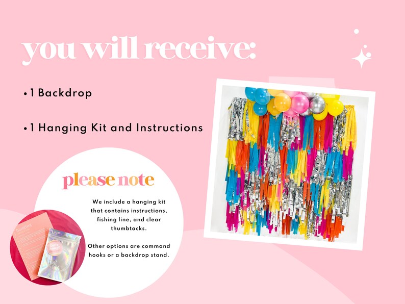 Neon Birthday Party Decorations Fringe Backdrop Bachelorette - Etsy