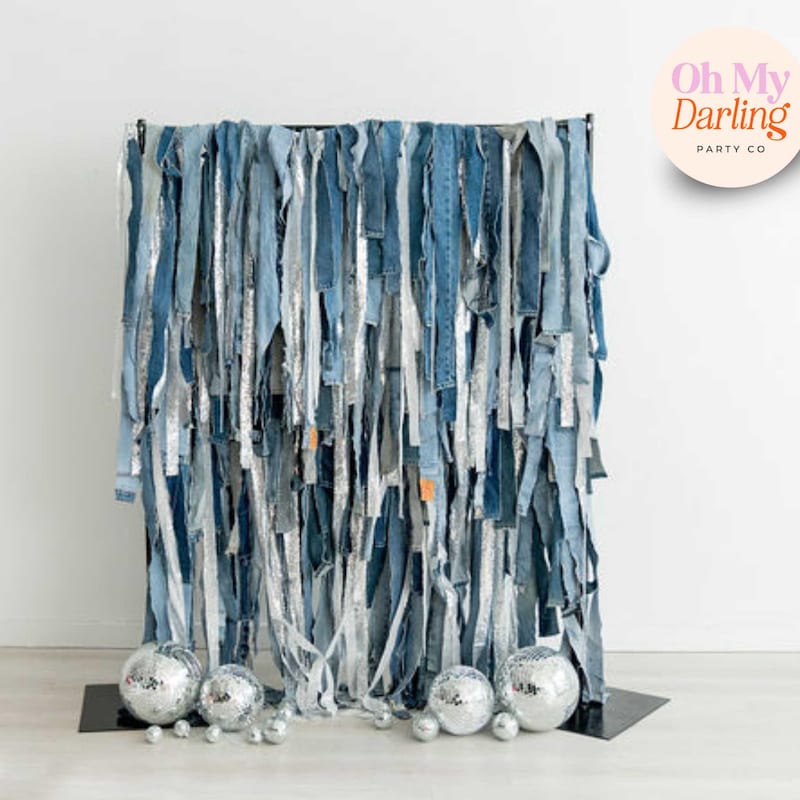 Denim Party Decor - Etsy