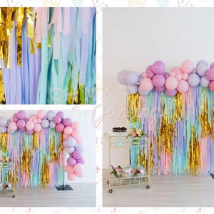 Two Sweet Backdrop and Balloons, Ice Cream Birthday Party, Donut ...