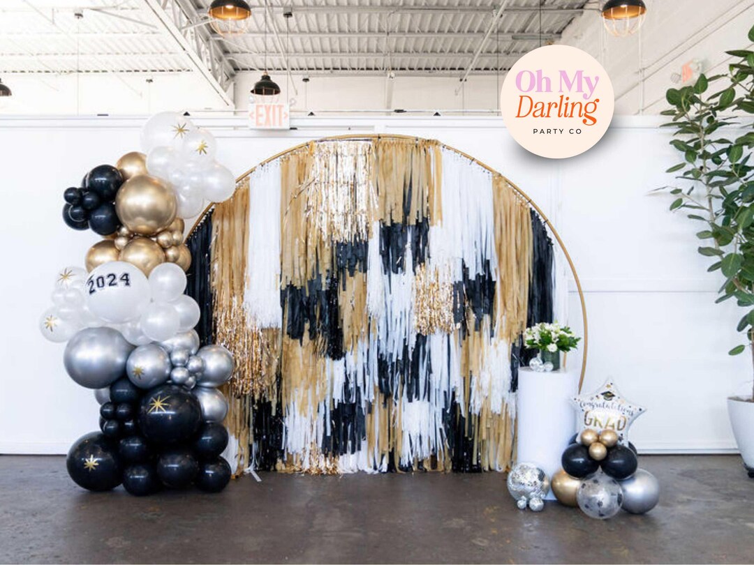 Timeless Celebration Semi Circle Backdrop – Retirement and Graduation ...