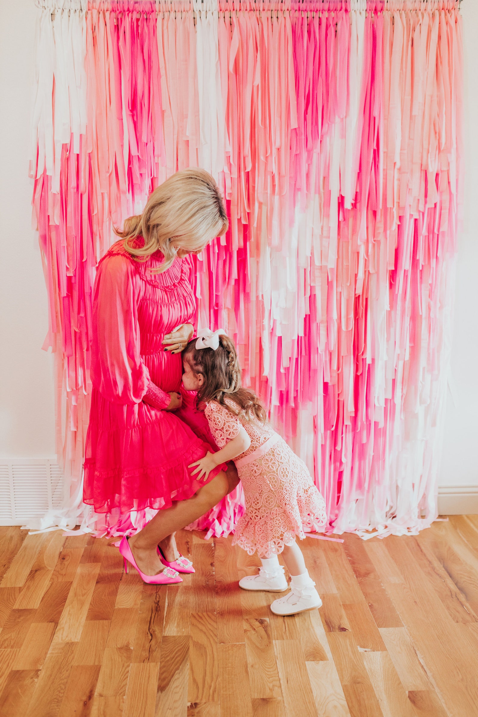 Pretty in Pink Party Fringe Backdrop Pink Photo Backdrop - Etsy