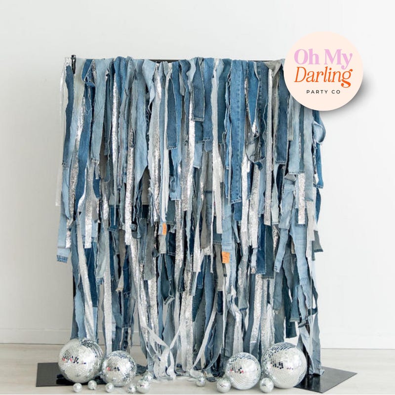 Denim Backdrop - Etsy