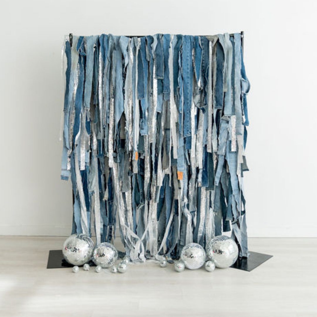 Boots Bling Denim Backdrop Denim and Pearls Western Part Backdrop Denim ...