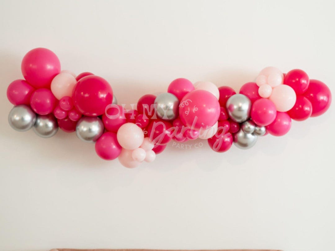 Pink Balloon Kit, Balloon Garland Kit, DIY Balloon Arch, Matte Chalk ...