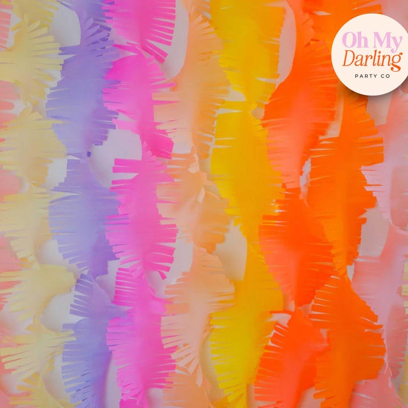Crepe Paper Fringe - Etsy