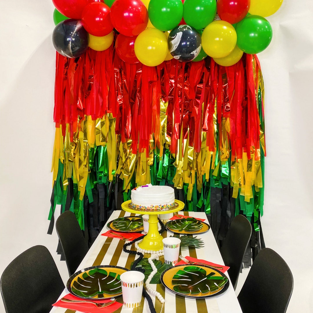 JUNETEENTH Party Decorations Red Black Green Garland DIY Juneteenth ...