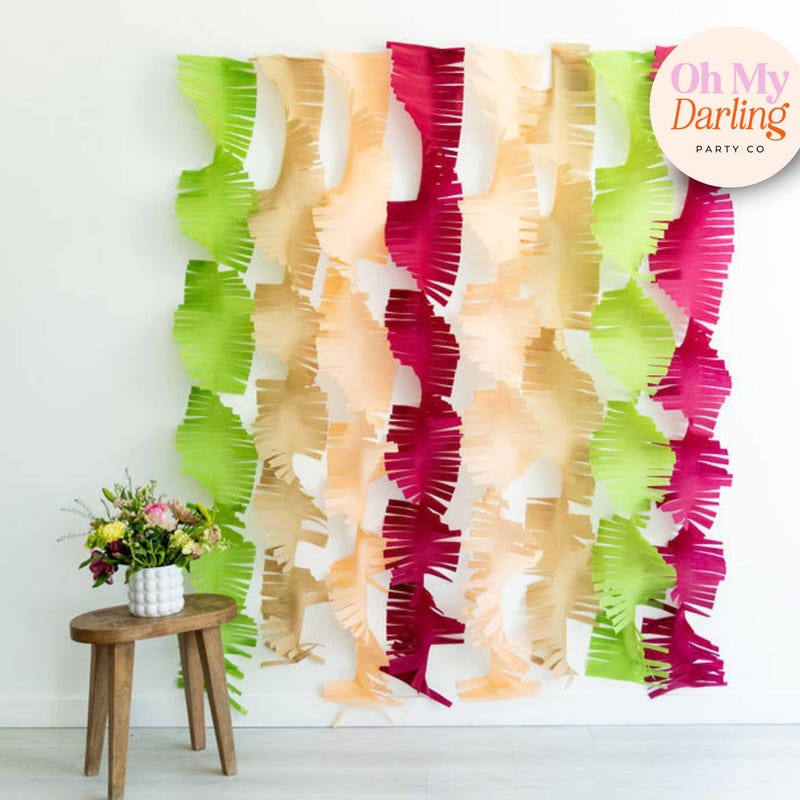Crepe Paper Fringe - Etsy