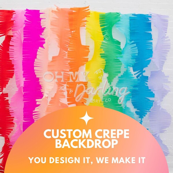 Crepe Paper Fringe - Etsy