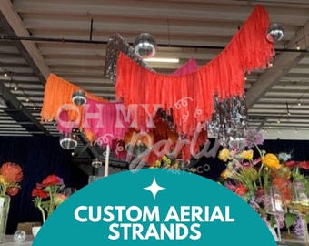 CUSTOM Ceiling Aerials, Ceiling Installation, Ceiling Fringe, Ceiling ...