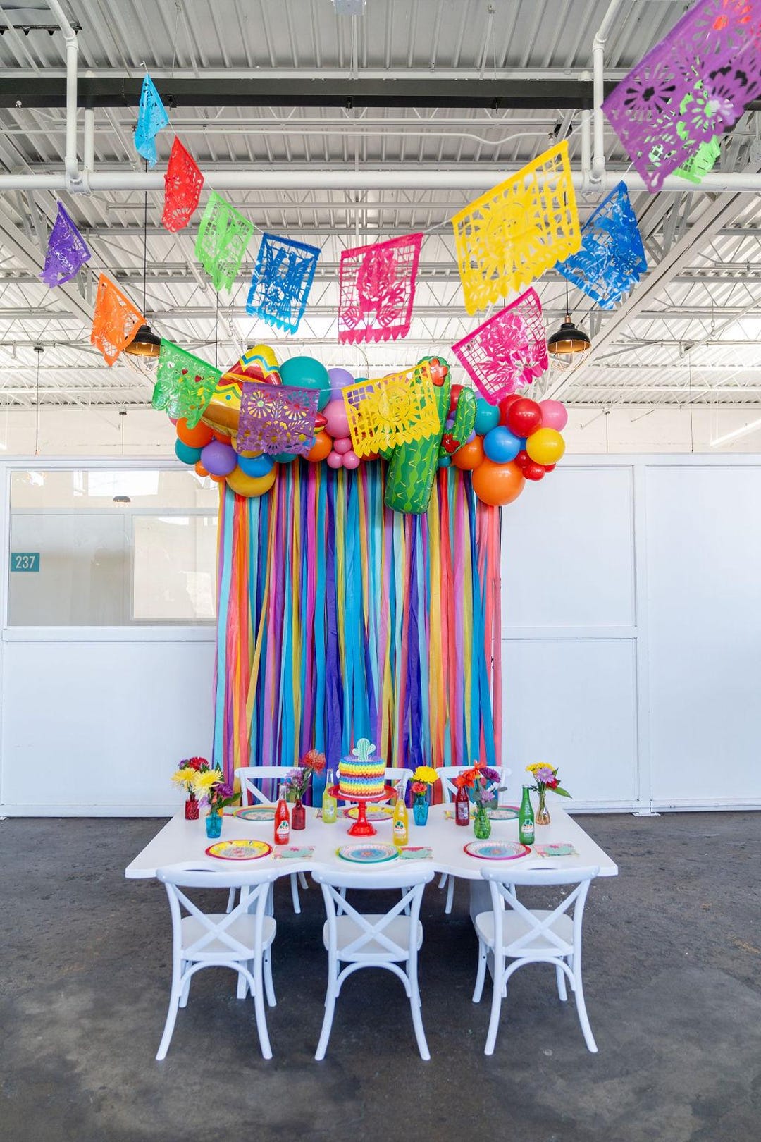 Fiesta Themed 1st Birthday Backdrop, Cinco De Mayo Decorations, Mexican ...