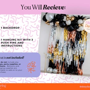 Pop Fizz Clink - Black and Gold Decor for New Year's, Glam Events ...