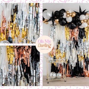Pop Fizz Clink - Black and Gold Decor for New Year's, Glam Events ...