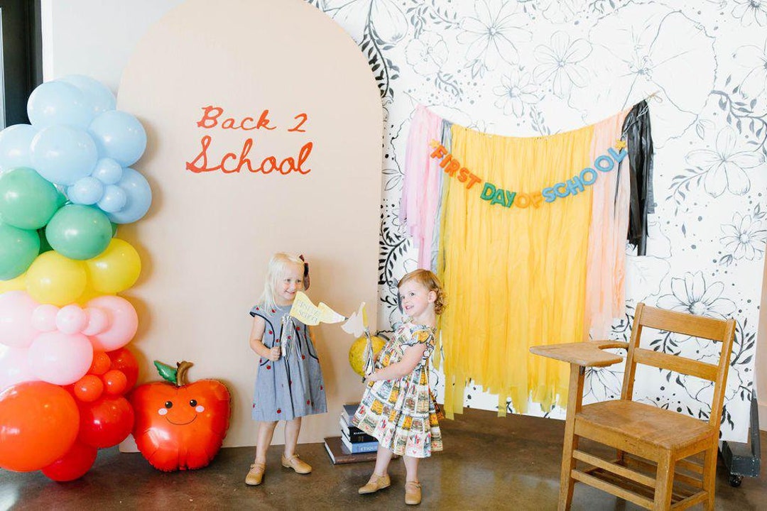 Pencil Backdrop First Day of School Photography Backdrop, Senior ...