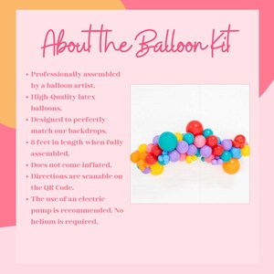 Cactus Fiesta Backdrop Balloon Garland Final Fiesta Balloon Garland Kit ...
