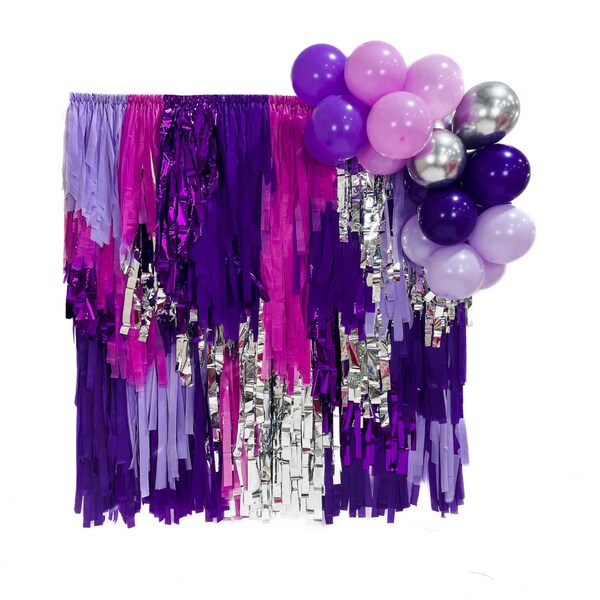 Fringe Backdrop Purple - Etsy