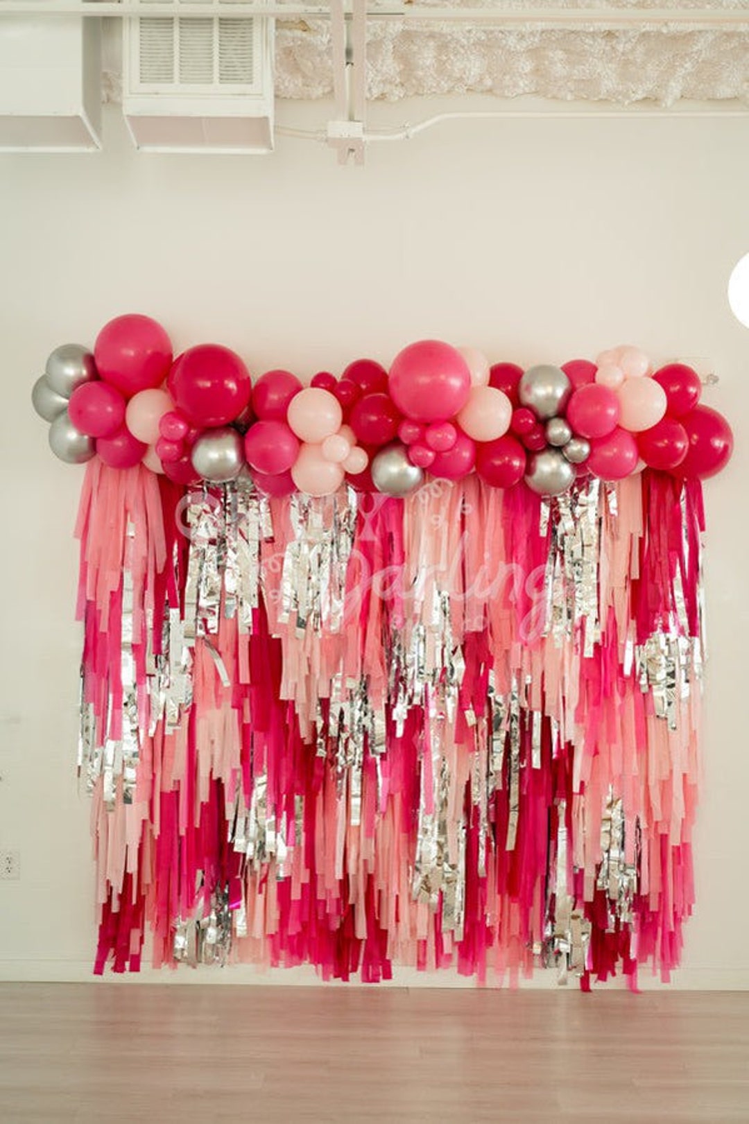 Barbie Fringe Backdrop 7 Fringe Backdrops Balloon Garlands Party Decor ...