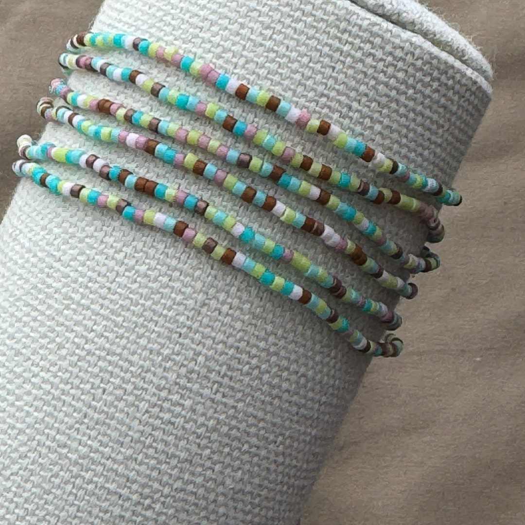 Stackable Habit Tracking Bracelets Miyuki Delica Beads Wrist Reminders ...