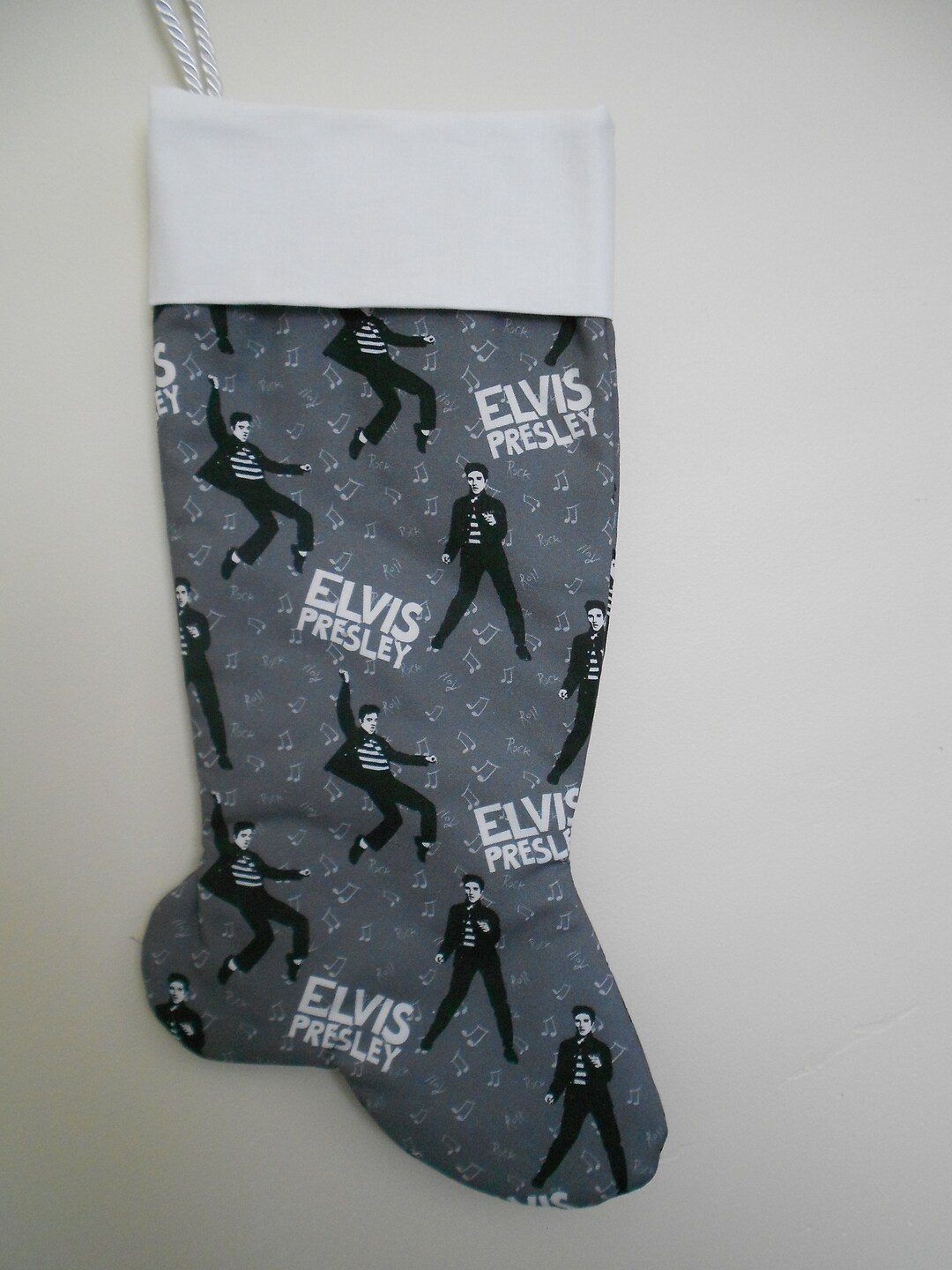 Elvis Christmas Stocking - Etsy