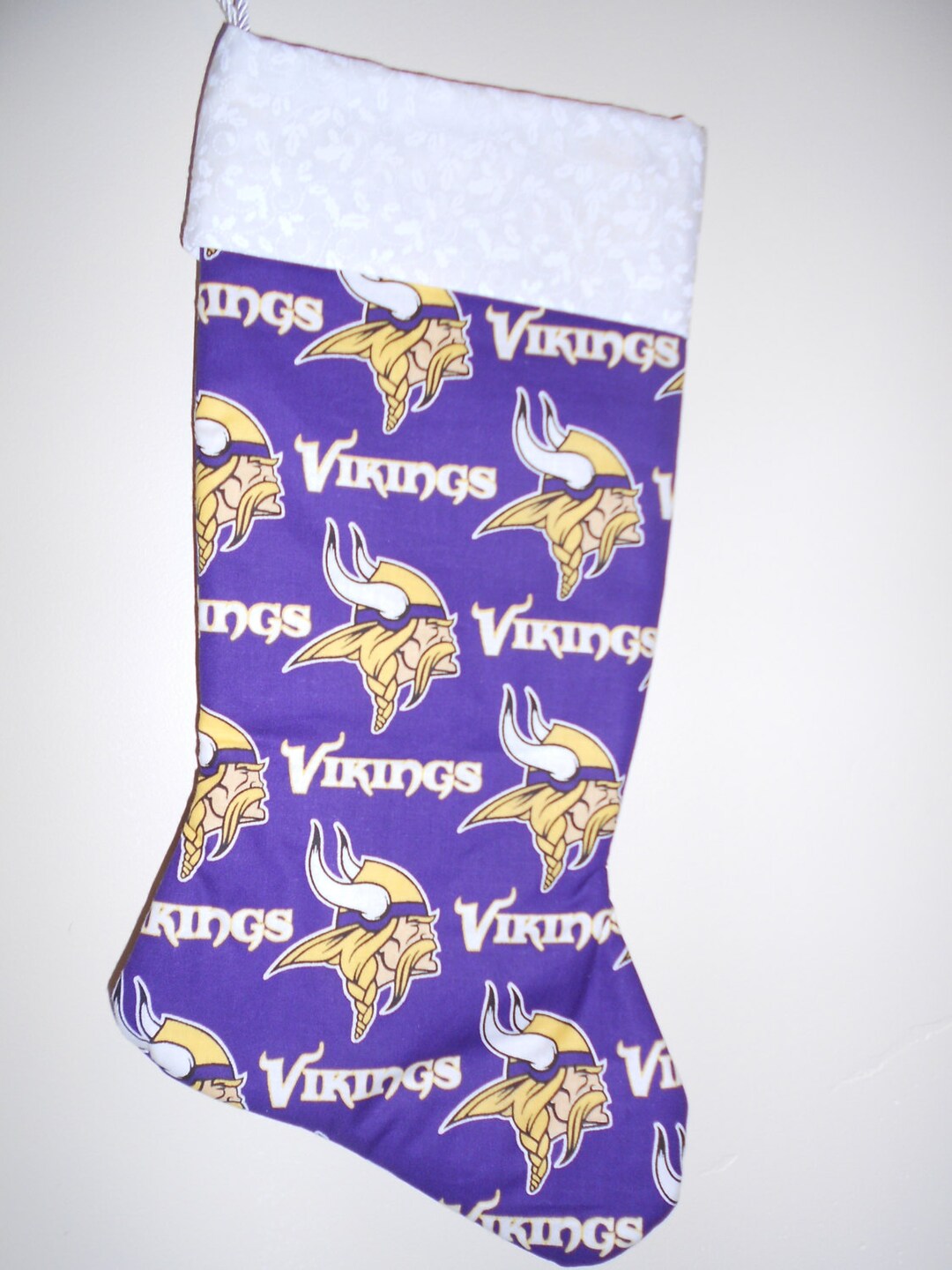 Minnesota Vikings Christmas Stocking - Etsy