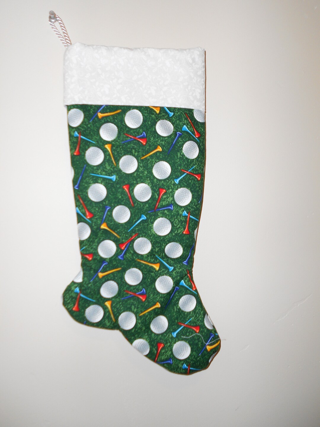 Golf Christmas Stocking - Etsy