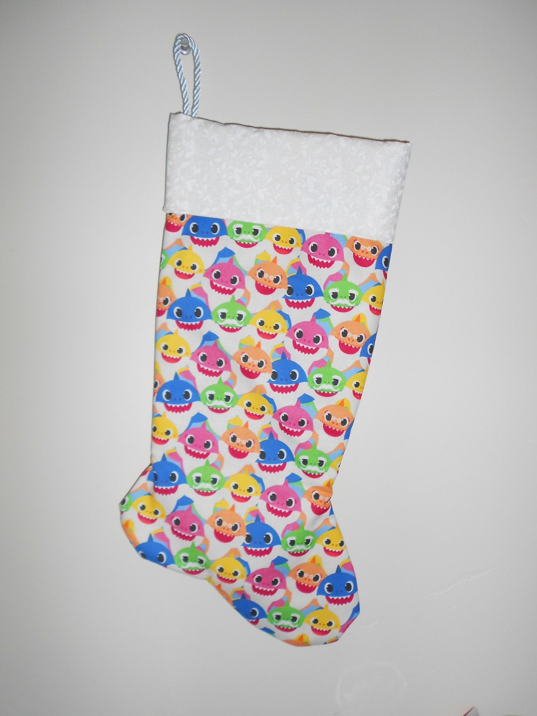 Baby Shark Christmas Stocking - Etsy