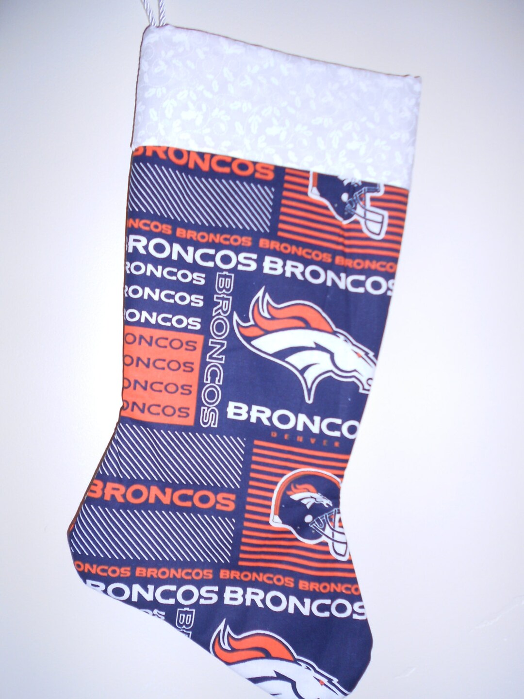 Denver Broncos Christmas Stocking - Etsy