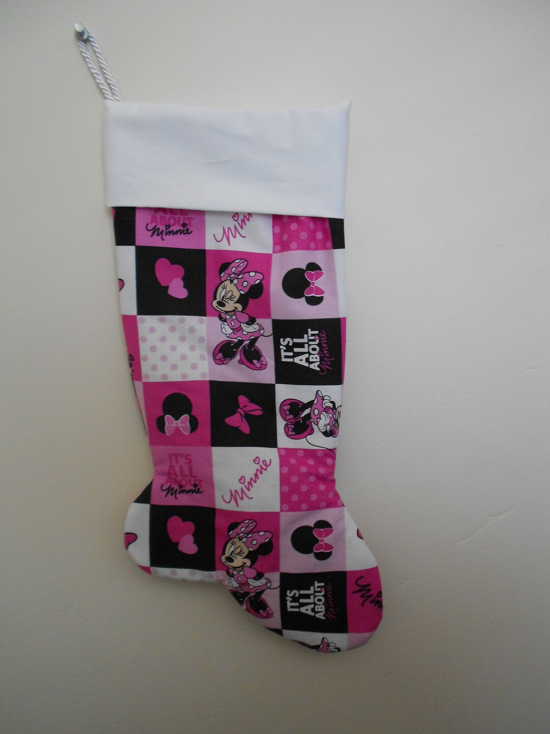 Minnie Mouse Christmas Stocking - Etsy