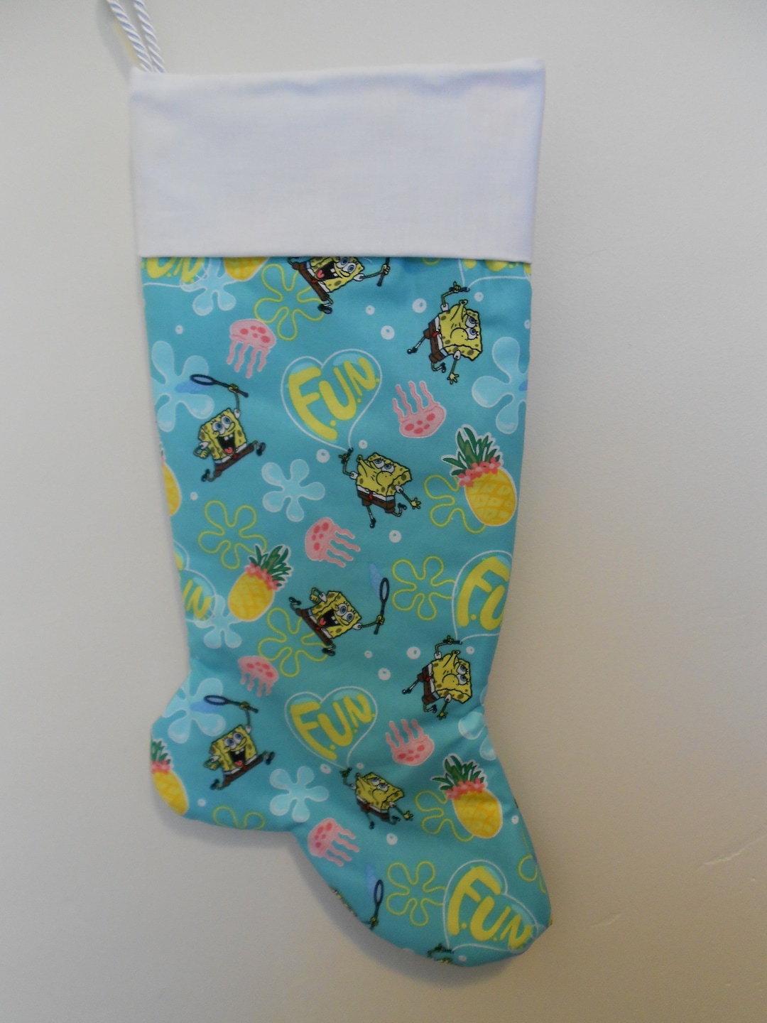 Sponge Named Bob Christmas Stocking - Etsy