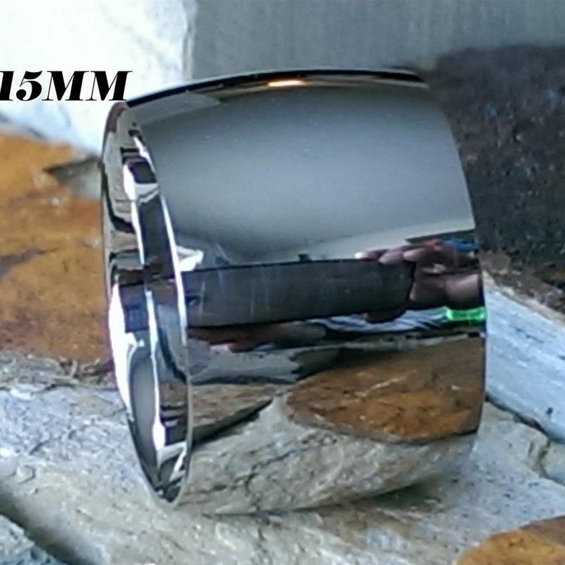 Big Stainless Steel Ring - Etsy