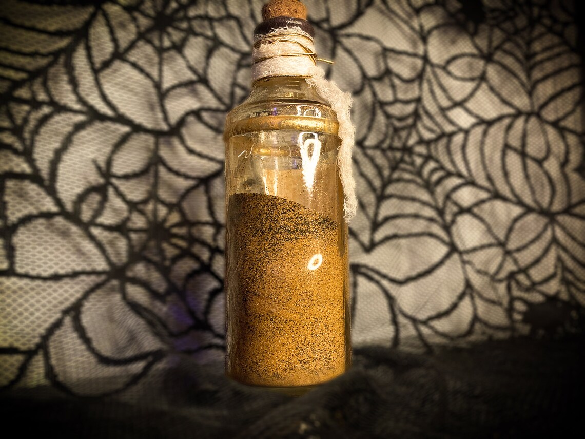 Mummy Dust Pre-made Witches Apothecary Bottle - Etsy