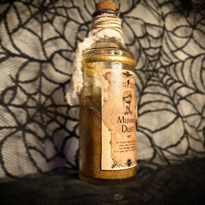 Mummy Dust - Pre-made Witches Apothecary Bottle - Etsy