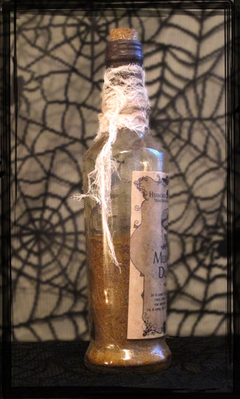 Mummy Dust Pre-Made Witches Apothecary Bottle | Etsy
