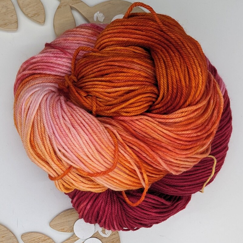 Bright Orange Yarn - Etsy
