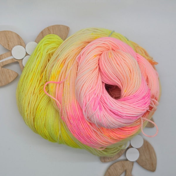 Neon Yellow Yarn - Etsy