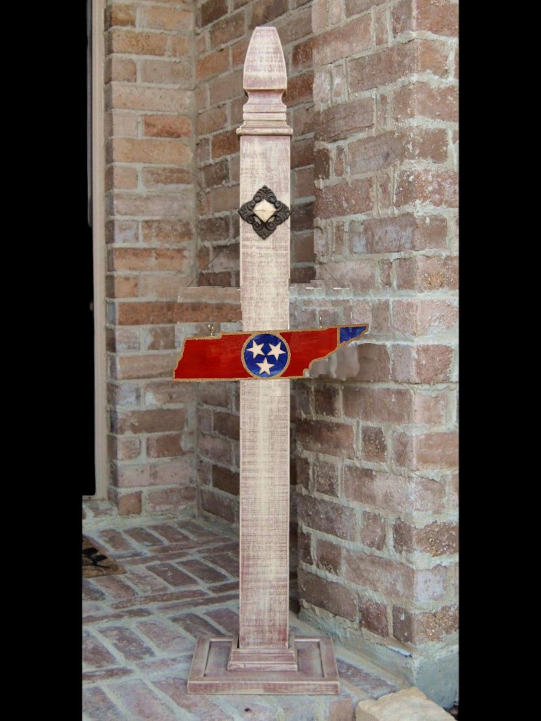 Stained Glass Tennessee Flag State Stone - Etsy