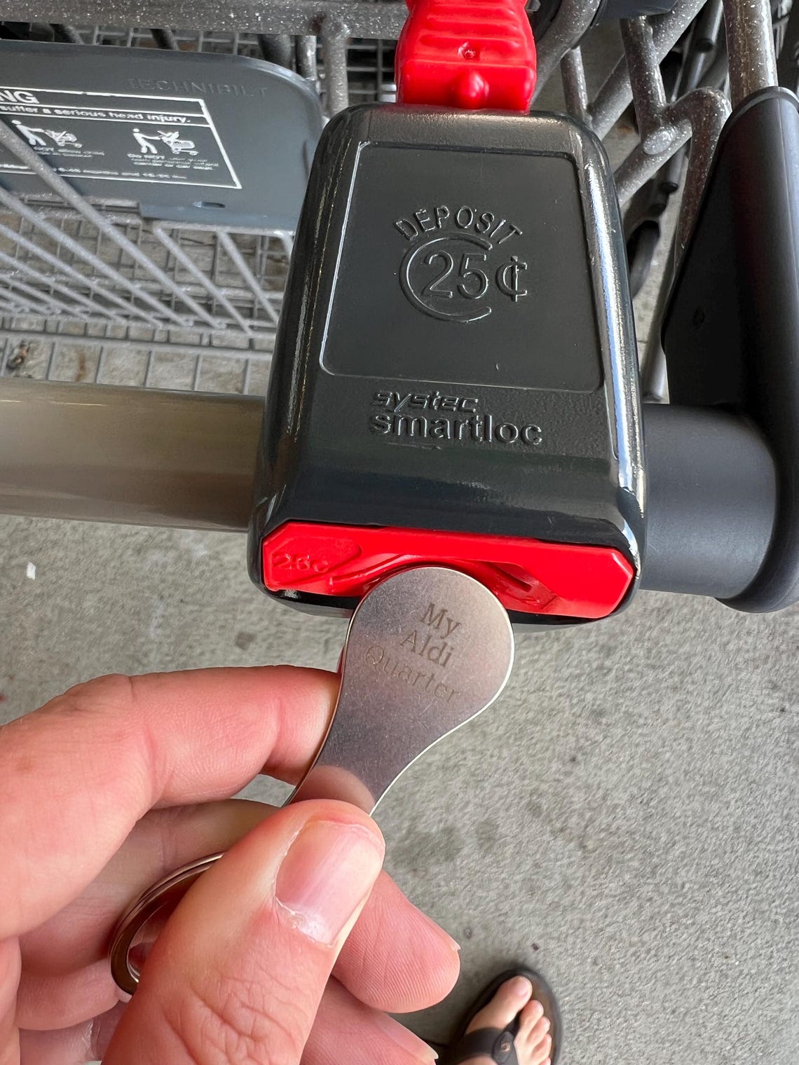 Personalized Aldi Quarter Keychain | Shopping Cart Key | Cart Token - Etsy